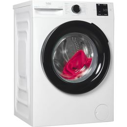 Beko Waschmaschine "BM3WFU3841X", Energieeffizienz: A, wei&szlig;, B:60cm H:84,5cm T:54,6cm, Waschmaschinen, Waschen mit EnergySpin: Bis zu 35 % Energie sparen &ndash; nicht nur in Eco, Waschmaschine