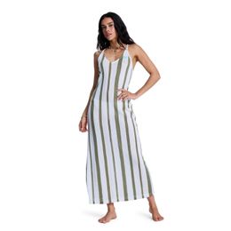Strandkleid Roxy "Nalu Sunset", Damen, Gr. L, US-Gr&ouml;&szlig;en, oil gr&uuml;n, Obermaterial: 80% Microfaser, 20% Viskose;, Kleider Strandkleid