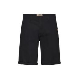 Chinoshorts Blend "Chinoshorts BHMTirex", Herren, Gr. M, N-Gr, schwarz, Obermaterial: 98% Baumwolle CO. 2% Elasthan EL., Hosen Chinoshorts