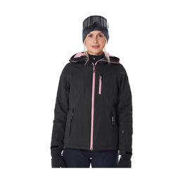 Skijacke Killtec "KSW 276 WMN SKI JCKT", Damen, Gr. 42, schwarz, Obermaterial: 100% Polyester;Futter: 100% Polyamid;F&uuml;llung: 100% Polyester, Jacken Skijacke, Wasserdichte Damenjacke mit Schneefang, Atmungsaktivit&auml;t und Taschen