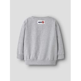 name it Sweatshirt 'NMMDION SPIDER' Jungen Gr&ouml;&szlig;e 98 dunkelblau / gelb / graumeliert / rot