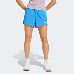 Shorts adidas Performance "WORKOUT ESSENTIALS-2-IN-1", Damen, Gr. S, N-Gr, ray blau, normal, gr., Obermaterial: 100% Polyester, Hosen Shorts