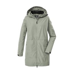 Parka Killtec "KOS 35 WMN PRK", Damen, Gr. 40, graugr&uuml;n, Obermaterial: 100% Polyester;Futter: 100% Polyester, Jacken Parka, Wasser- und winddichter Damenparka, atmungsaktiv, verstellbar