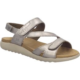 Sandale Josef Seibel "Juliet 01, champagner", Damen, Gr. 37, beige (champagner), Obermaterial: 100% Rindsleder Leather cow., Schuhe Sandale