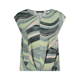 Blusenshirt Betty Barclay "Blusenshirt mit Gummizug", Damen, Gr. 36, bunt (mint, gr&uuml;n), Obermaterial: 95% Polyester PES. 5% Elasthan EL., Shirts Blusenshirt