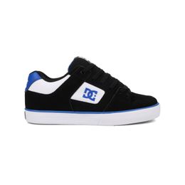 Sneaker DC Shoes "Pure", Herren, Gr. 11(44,5), schwarz, blau, wei&szlig;, Obermaterial:55, 4% Leder, 44, 6% Synthetik;, Schuhe Sneaker