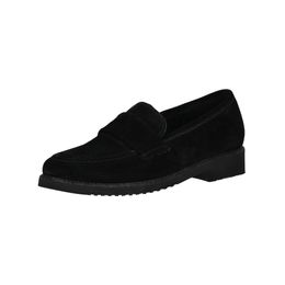 Gabor Damen Slipper "Gabor Slipper Veloursleder", Gr. 40, schwarz, Veloursleder, Schuhe