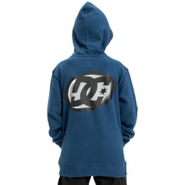 Hoodie DC Shoes "Fast Bubble", Jungen, Gr. 14(155-164cm), blau (estate blau), Obermaterial: 55% Walkfrottier, 25% Walkfrottier, 20% Microfaser;, Sweatshirts Hoodie
