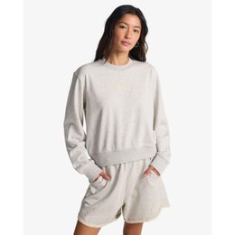 Sweatshirt Billabong "FAMILY TREE", Damen, Gr. L (40), grau heather, Obermaterial: 80% Baumwolle, 20% Polyester, Sweatshirts Sweatshirt, sportlicher Stil, aus Baumwolle und Polyester