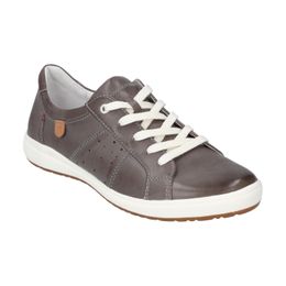 Sneaker Josef Seibel "Caren 01, grau", Damen, Gr. 44, grau, Obermaterial: 100% Rindsleder Leather cow., Schuhe Sneaker