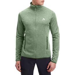 McKINLEY Herren Fleecejacke "HE.-UNTERJACKE ROTO IV M", gr&uuml;n, Gr. S, Obermaterial: 100% Polyester, Jacken, sportlicher Stil, mit