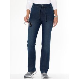 Club of Comfort Damen Bequeme Jeans, blau, Gr. 48, unifarben, 81% Baumwolle, 17% Polyester, 2% Elasthan, Jeans