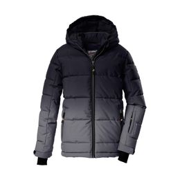 Steppjacke Killtec "KSW 252 MN QLTD JCKT", Herren, Gr. M, mittelgrau, Obermaterial: 100% Polyester;Futter: 100% Polyester;F&uuml;llung: 100% Polyester, Jacken Steppjacke, Wasserabweisende Steppjacke mit Kapuze, Schneefang und Kontrastdetails