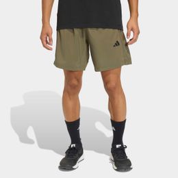 Herren Shorts "WE BAS WV SHO"olive strata, innenbeinl&auml;nge ca. 23 cm, Gr. XXXL, adidas Performance, Obermaterial: 100% Polyester, Hosen
