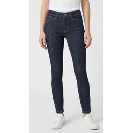 Skinny-fit-Jeans MAC "DREAM SKINNY", Damen, Gr. 38, L&auml;nge 34, fashion rinsed, Denim/Jeans, Obermaterial: 90% Baumwolle, 7% Elastomultiester, 3% Elasthan, unifarben, skinny fit kn&ouml;chellang, Jeans, mit aufwendig gearbeiteten Details an den Taschen
