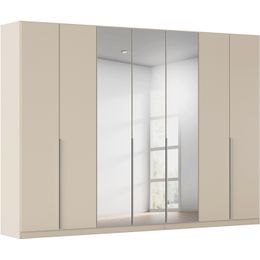 Dreht&uuml;renschrank OTTO HOME "Kleiderschrank Schrank Garderobe AGORDO mit Dekor- oder Hochglanzfront", beige (beige (champagner)), B:315cm H:210cm T:54cm, Holzwerkstoff, Schr&auml;nke, Dreht&uuml;renschrank, durchdachte Innenausstattung, in 8 Breiten und 2 H&ouml;hen MADE IN GERMANY