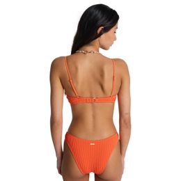 Bade-Shirt Billabong "Summer High V", Damen, Gr. XS, Cup B, fusion orange, Obermaterial: 69% Microfaser, 23% Microfaser, 8% Elasthan;, Bikini-Oberteile Bade-Shirt