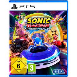 Sega Spielesoftware "Sonic Racing: CrossWorlds", transparent (ohne farbbezeichnung), PlayStation 5, Spielesoftware, Spielesoftware
