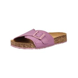 Haflinger Herren Pantolette "Haflinger Pantoletten Leder", Gr. 40pink, Schuhe