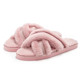 Vivance Dreams Damen Pantolette "Hausschuh, Pantoffel, Mule, offener Schuh", Gr. 41, rosa, Obermaterial: 100% Textilmaterial. Decksohle: 100%