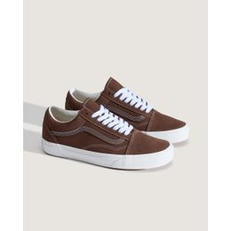 Sneaker Vans "Old Skool", Herren, Gr. 36, potting soil, Leder, Schuhe Sneaker, unisex