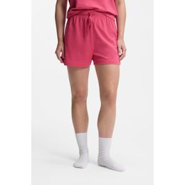 Pyjamahose BOSS "CI_Shorts CW", Damen, Gr. L, N-Gr, medium pink 661, Jersey, Obermaterial: 95% Baumwolle, 5% Elasthan, Basic, Basic lang, Hosen Pyjamahose, mit BOSS Logoschriftzug
