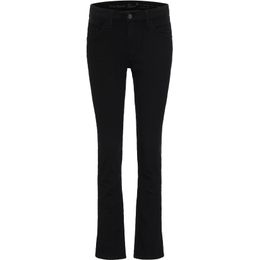 Slim-fit-Jeans Mustang "Rebecca", Damen, Gr. 31, L&auml;nge 32, schwarz (mignight schwarz), Denim/Jeans, Obermaterial: 65% Baumwolle, 31% Polyester, 4% Elasthan, lang, Jeans Slim-fit-Jeans