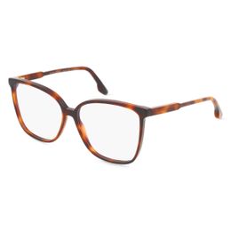 Victoria Beckham VB2603 Brille Unisex | Fassung: Vollrand, Quadratisch, Mehrfarbig Braun