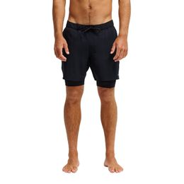 Boardshorts Quiksilver "Highline Amphibian 17", Herren, Gr. L (M/L), schwarz, Obermaterial: 88% Microfaser, 12% Elasthan;, Hosen Boardshorts