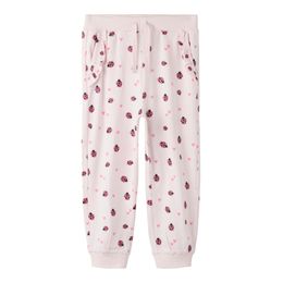 Jerseyhose name it "NMFFILLA NREG PANT BOX PB", M&auml;dchen, Gr. 110, N-Gr, tender touch, Jersey, Obermaterial: 95% Baumwolle, 5% Elasthan, unifarben, normal, Hosen Jerseyhose