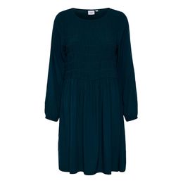 Saint Tropez Kleid Damen Gr&ouml;&szlig;e 42 taubenblau / dunkelrot / schwarz Winterkleid