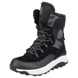 Rieker Sport Snowboots Damen Gr&ouml;&szlig;e 42 dunkelgrau / schwarz Winterschuhe