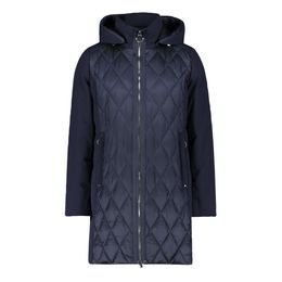 Outdoorjacke Betty Barclay "Outdoorjacke mit abnehmbarer Kapuze", Damen, Gr. 36, blau (dunkelblau), Obermaterial: 100% Polyamid PA., Jacken Outdoorjacke