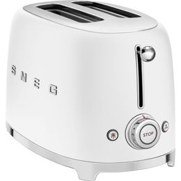 Smeg Toaster "TSF01WHMEU", wei&szlig;, B:33cm H:20cm T:30cm, Toaster, Toaster
