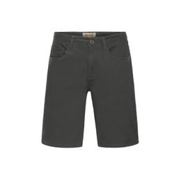 Chinoshorts Blend "Chinoshorts BHMTiros", Herren, Gr. XL, N-Gr, grau (forged iron), Obermaterial: 98% Baumwolle CO. 2% Elasthan EL., Hosen Chinoshorts
