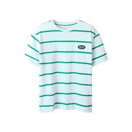 name it T-Shirt 'NKMFRITZ' Jungen Gr&ouml;&szlig;e 146/152 gr&uuml;n / naturwei&szlig;