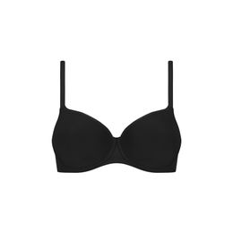 Mey Damen B&uuml;gel-BH "Joan", Gr. 80, schwarz, Single Jersey, Obermaterial: 77% Polyamid, 23% Elasthan, BHs, Full-Cup, Ziertr&auml;ger verstellbar