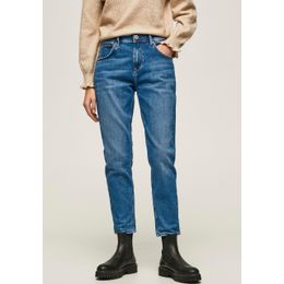 Boyfriend-Jeans Pepe Jeans "VIOLET", Damen, Gr. 25, L-Gr, blau (light blau long), Denim/Jeans, Obermaterial: 99% Baumwolle, 1% Elasthan, relaxed fit lang, Jeans Boyfriend-Jeans, im l&auml;ssigen Boyfriend-Style