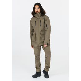 WHISTLER Herren Outdoorjacke "Wander", gr&uuml;n, Gr. L, unifarben, 65% Polyester, 35% Baumwolle, Jacken, mit wasserdichter Funktion