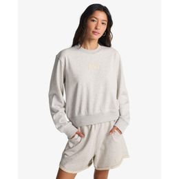 Sweatshirt Billabong "FAMILY TREE", Damen, Gr. XS (34), grau heather, Obermaterial: 80% Baumwolle, 20% Polyester, Sweatshirts Sweatshirt, sportlicher Stil, aus Baumwolle und Polyester