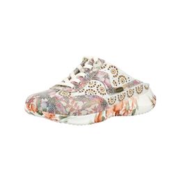 Laura Vita Damen Pantolette "Laura Vita Pantoletten Leder/Textil", Gr. 40beige, Leder, Textil, Schuhe