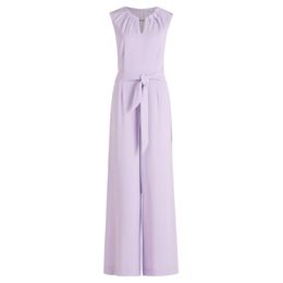 BETTY & CO Jumpsuit BETTY & CO "Jumpsuit ohne Arm", Damen, Gr. 44, EURO, lila (lavendula), Obermaterial: 100% Polyester PES., Overalls Jumpsuit