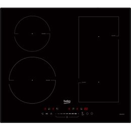 Beko Flex-Induktions-Kochfeld "HII 64500 FTO", schwarz, B:59cm H:6cm T:52cm, Kochfelder, Stop&Go &ndash; Pause dr&uuml;cken und sp&auml;ter genau dort weitermachen, Flex-Induktions-Kochfeld