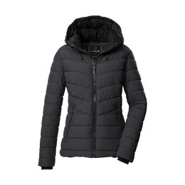 G.I.G.A. by Killtec Steppjacke "GW 32 WMN QLTD JCKT", Damen, Gr. 42, schwarz, Obermaterial: 100% Polyester;Futter: 100% Polyester;F&uuml;llung: 100% Polyester, G.I.G.A. DX BY KILLTEC, Jacken Steppjacke, Elegante Damenjacke, wasserabweisend, atmungsaktiv, abnehmbare Kapuze