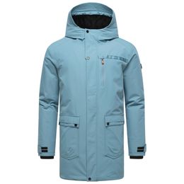 STONE HARBOUR Herren Wintermantel "Netaan XX", blau, Gr. M, Obermaterial: 100% Polyester. Innenfutter: 100% Polyester. Wattierung: 100% Polyester.