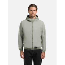 Khujo Herren Funktionsjacke "Derf"cloud gr&uuml;n, Gr. XL, Material: 100% Nylon, Jacken, leichte &Uuml;bergangsjacke mit Kapuze