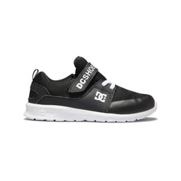 Sneaker DC Shoes "Heathrow Prestige Ev", Jungen, Gr. 1(32), schwarz-wei&szlig; (schwarz, wei&szlig;), Obermaterial:Obermaterial: Textil (Mmf), Futter: Textil, Laufsohle: EVA;, Schuhe Sneaker