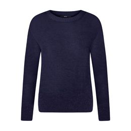 Rundhalspullover Zero "Pullover mit Alpakawolle", Damen, Gr. 38, blau (hydrangea), Obermaterial: 45% Polyamid PA. 38% Polyacryl PAN. 11% Wolle WO. 6% Alpaka WP., Pullover Rundhalspullover
