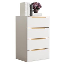 Kommode Vcm "Sideboard Kommode Nachttisch Schublade Malira XL", braun (wei&szlig;, honig, eiche), B:65cm T:48cm, Sideboards, Kommode