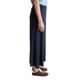 Marc O'Polo Damen Jerseyhose "aus LENZING ECOVERO ", blau, Gr. S, MARC O'POLO DENIM, unifarben, Obermaterial: 97% Viskose, 3% Elasthan, Hosen